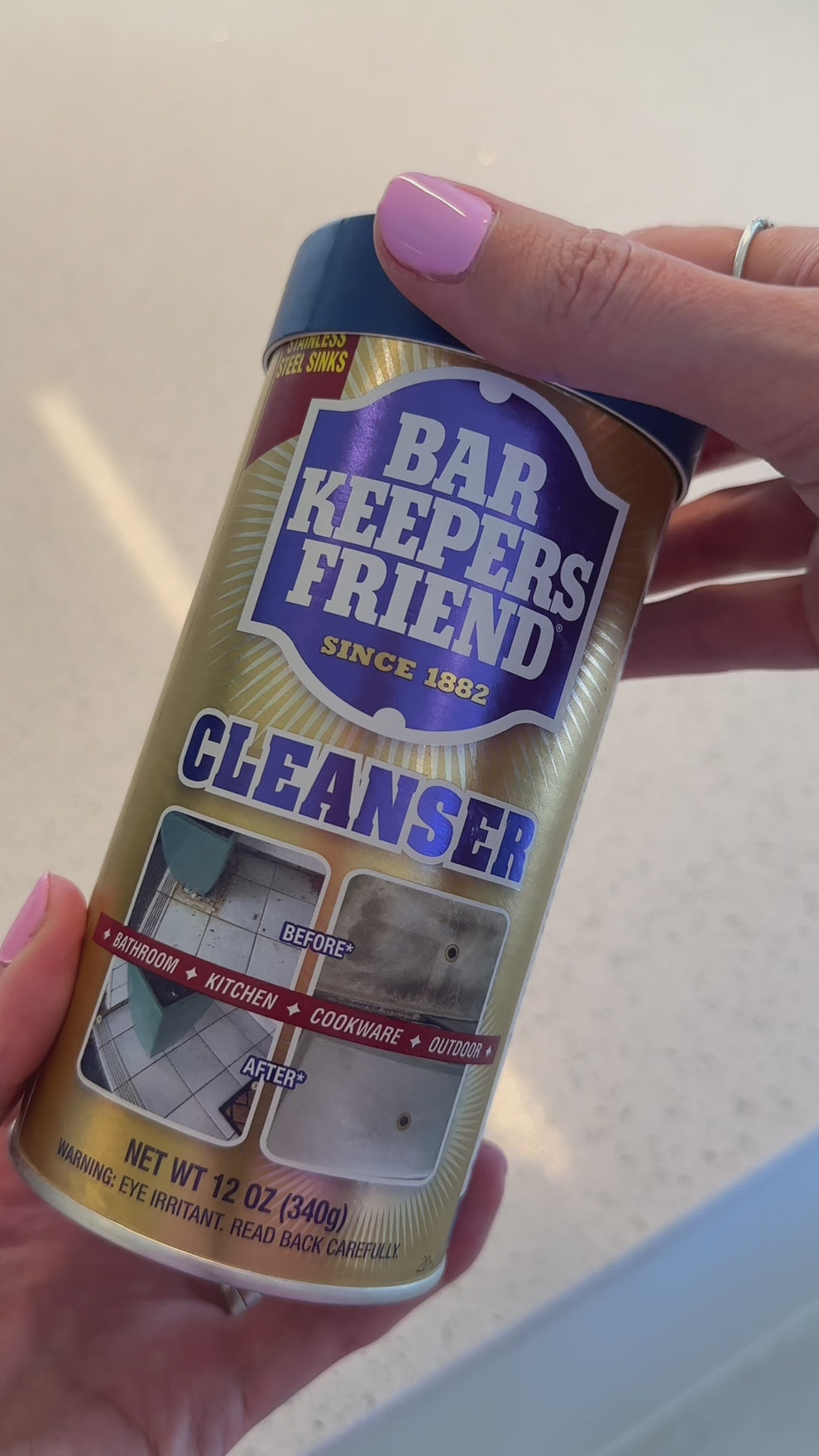 Bar Keepers Friend Cleanser 595g – CleanPost NZ